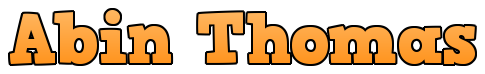 Abin Thomas - Web Portfolio